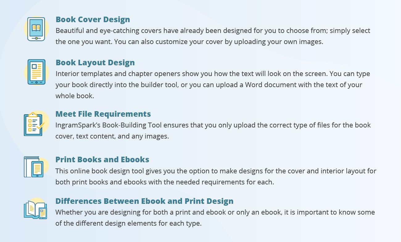 IngramSpark's Book Building Tool for Ebooks